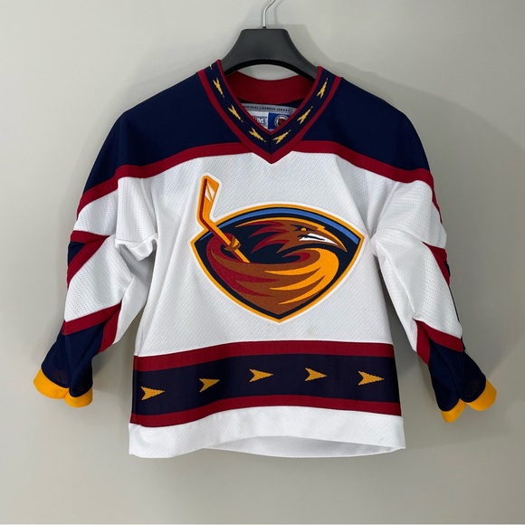 CCM | Shirts & Tops | Vintage Atlanta Thrashers Ccm Nhl White Hockey ...